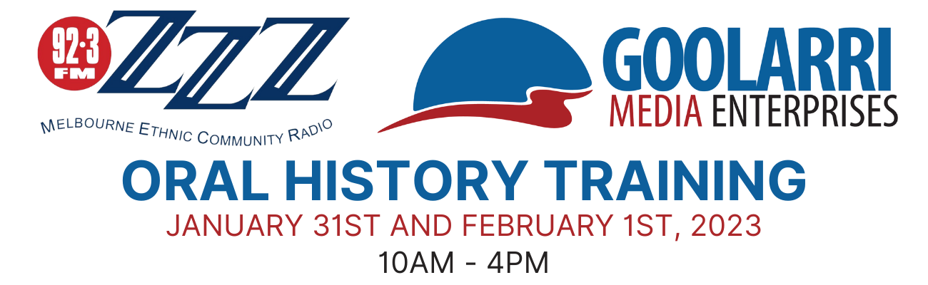 Oral History Training by Goolarri Media - 3ZZZ