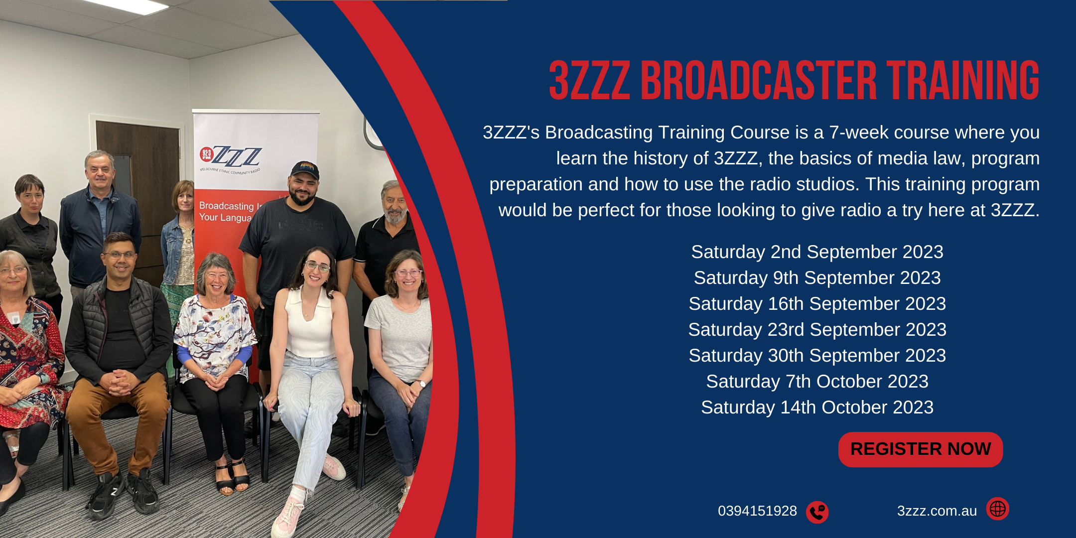3ZZZ Broadcaster Training Course September 2023 - 3ZZZ